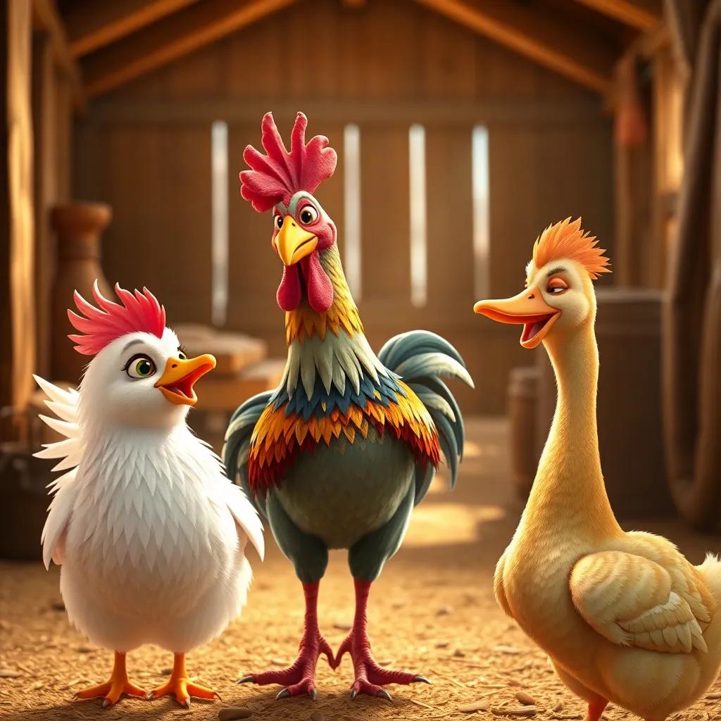 El gallo y su gran canto - Free Bedtime Story