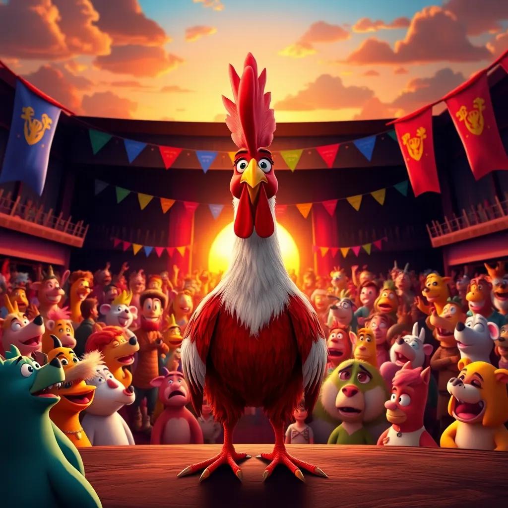 El gallo y su gran canto - Free Bedtime Story