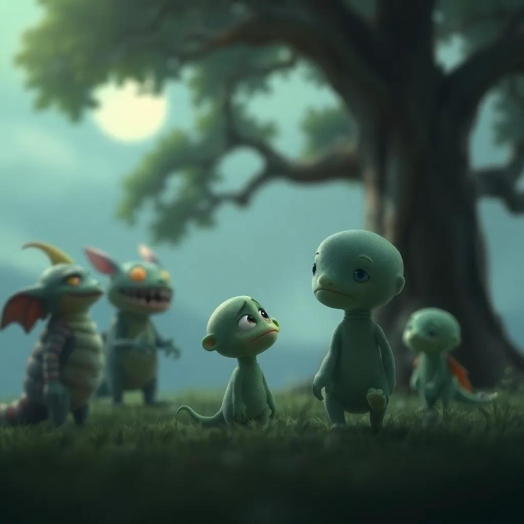 El pequeño monstruo y su gran corazón - Cuento gratuito antes de dormir