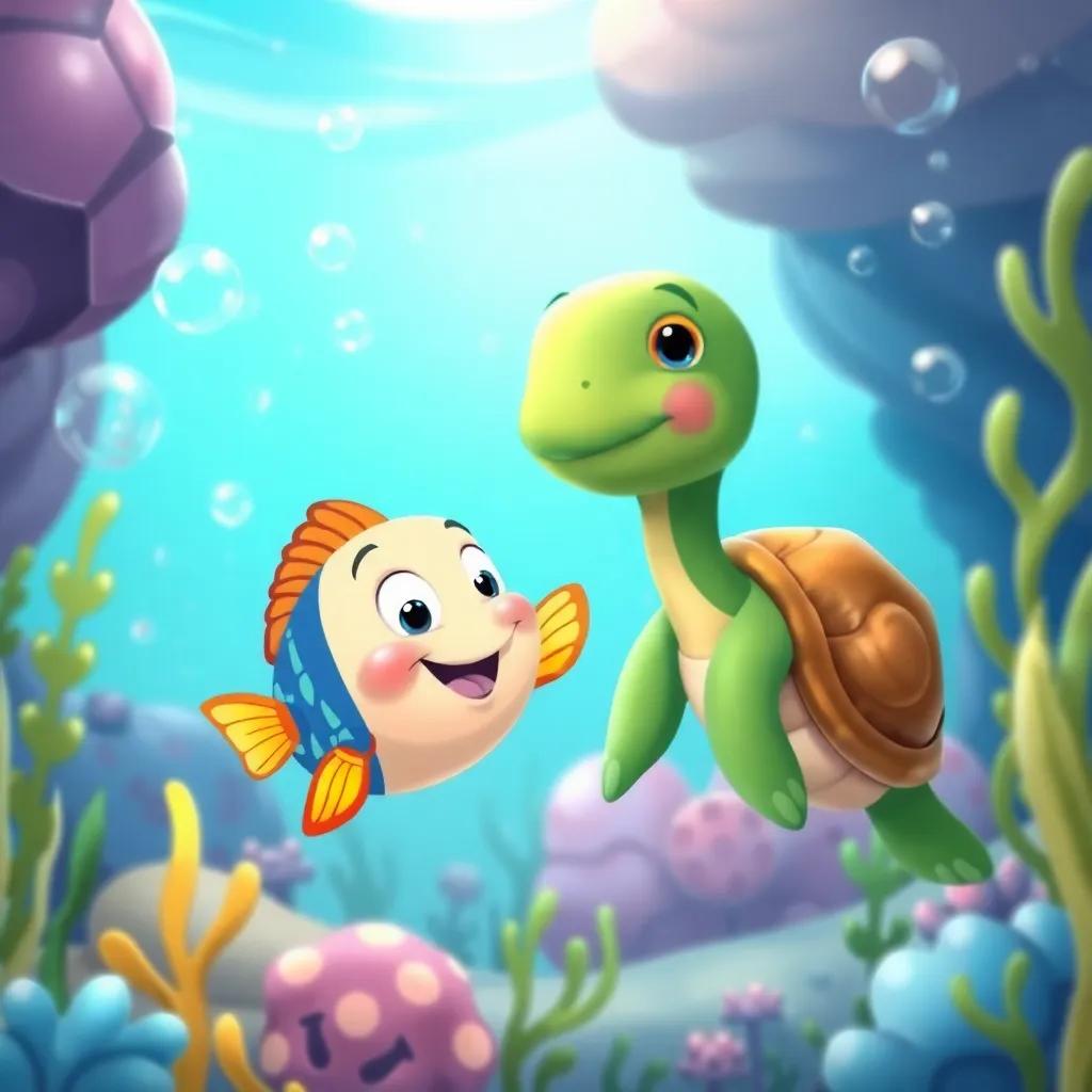 La fiesta del pequeño pez y sus amigos - Cuento gratuito antes de dormir